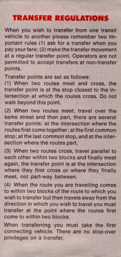 History tidbit: how to transfer buses in 1974 - The Buzzer blog