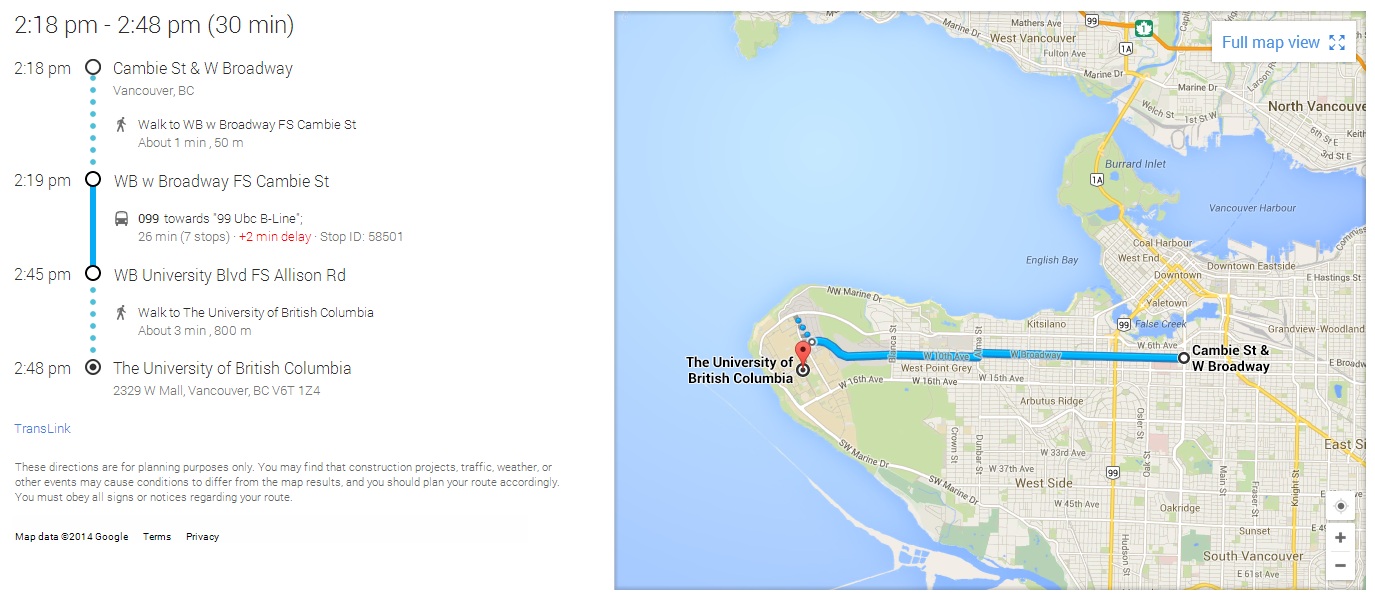 Google Maps now has live departure times - The Buzzer blog