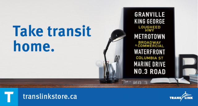 Take Transit Home. TransLink launches first ever merchandise store with ...