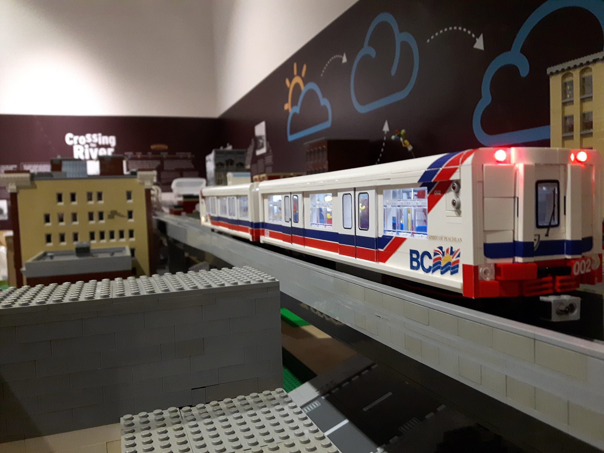 SkyTrain and downtown New Westminster re-imagined as Lego - The Buzzer blog