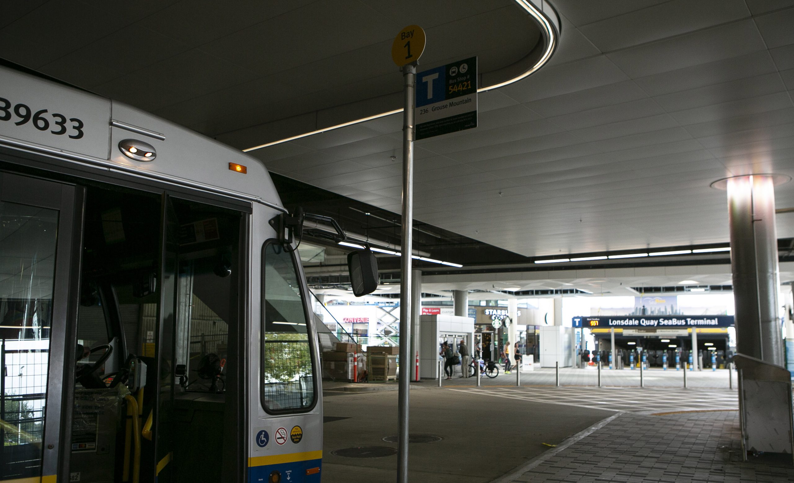 All buses begin operating out of the Lonsdale Quay Exchange again - The ...