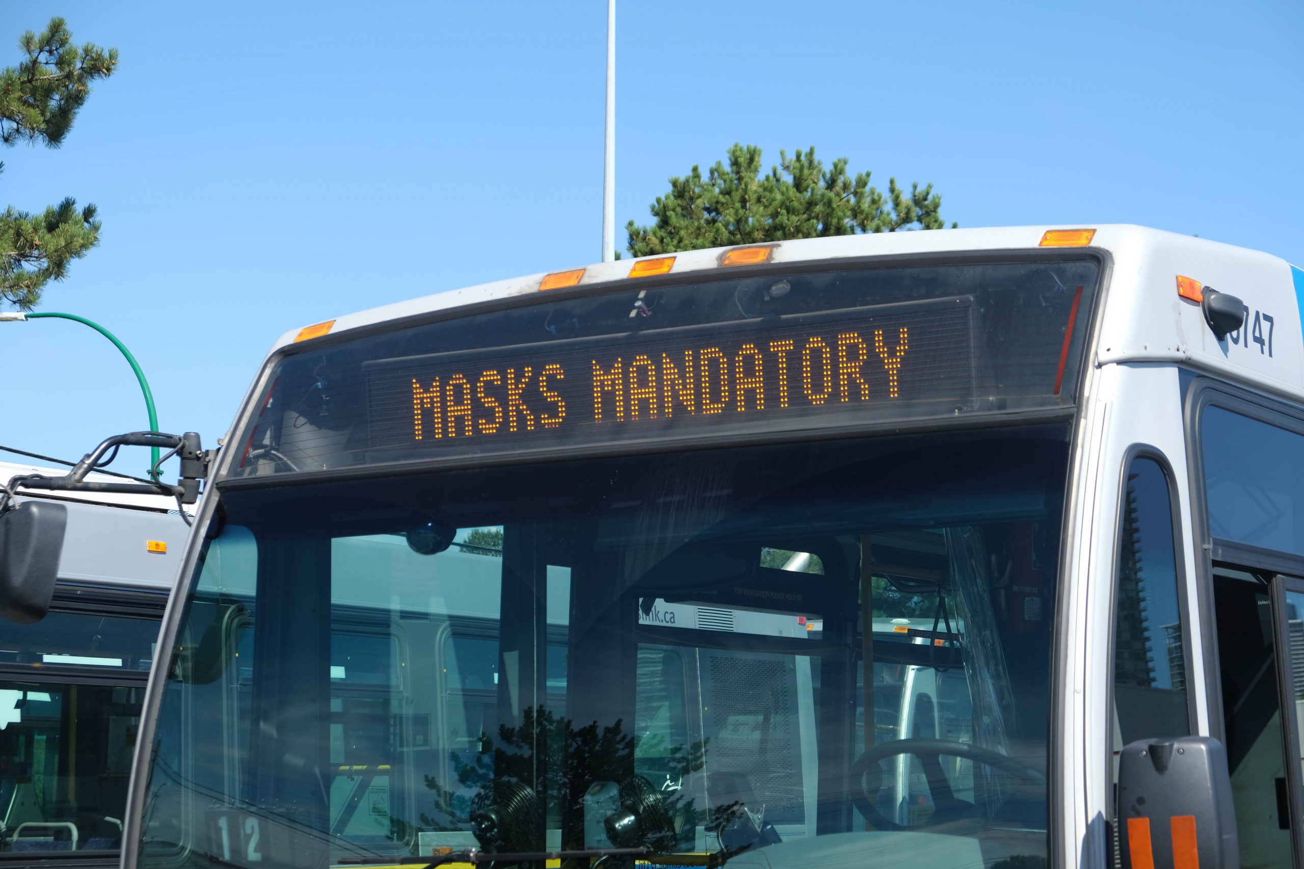 PHOTOS: How we rolled out the mandatory mask message to 1600 buses ...