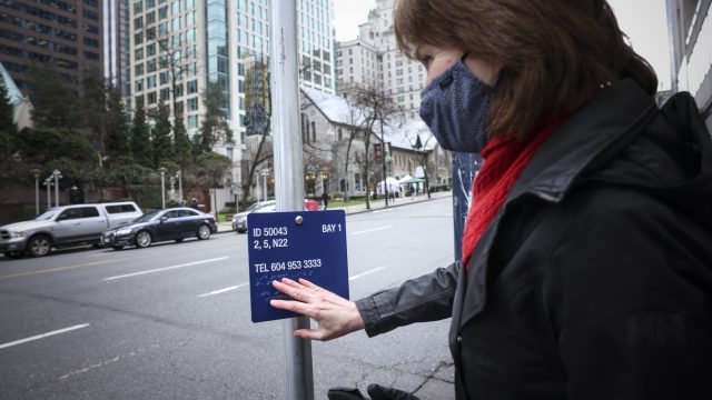 Braille signage with raised tactile letters coming to every bus stop in ...