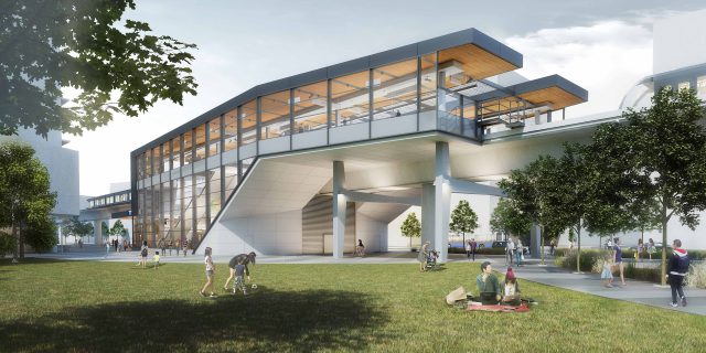 Construction continues on Canada Line’s Capstan Station - The Buzzer blog