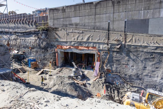 Construction begins on connection to the future Millennium Line ...