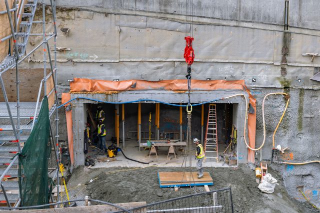 Construction begins on connection to the future Millennium Line ...