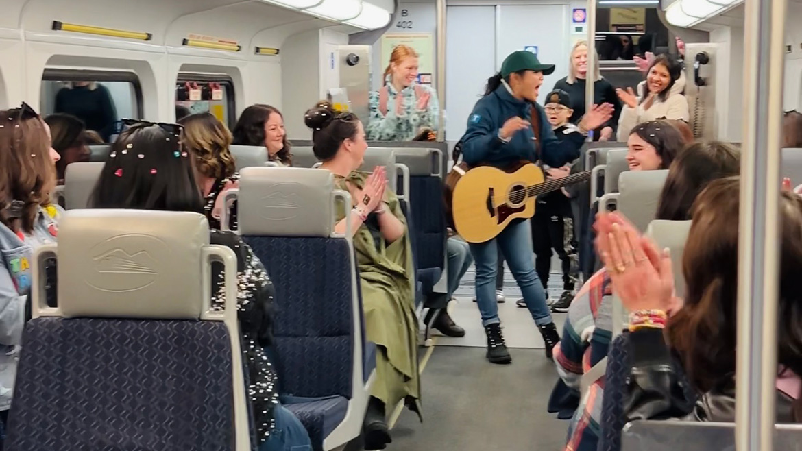 WATCH: Swifties sing their heart out aboard the Rogers West Coast ...