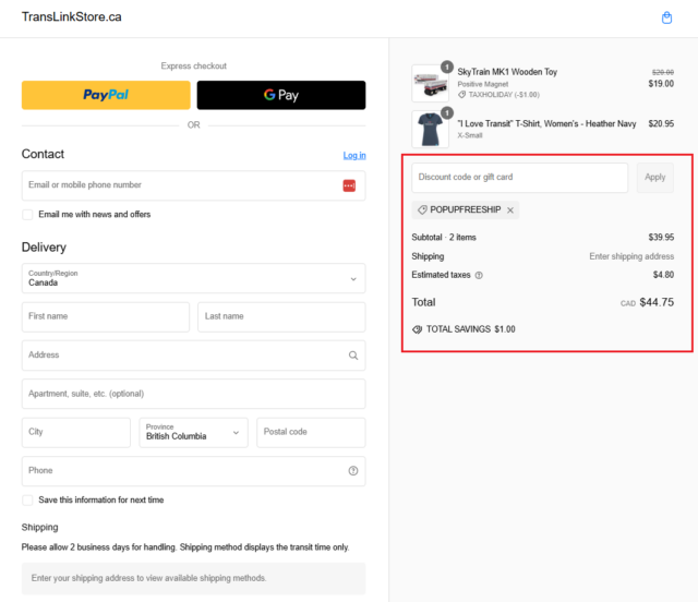 Pre-order and save for the TransLink Store pop-up shop on Feb. 25–26 ...