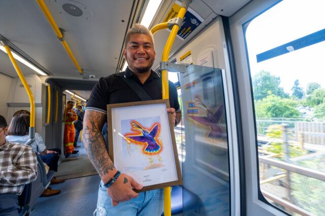 Indigenous art makes its mark onboard the Mark V trains - The Buzzer blog